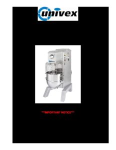 SRM60+ - Univex Corporation
